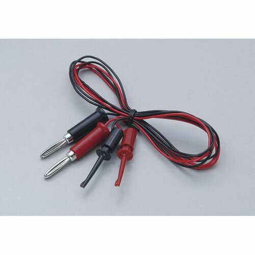 電子工作などに ●実験基板や、電子工作の仮配線に最適です。 ●接触部分を傷めず確実にはさむことができます。 ●ELPAのICテストリード レッド/ブラックをDCMでは販売しております。その他の工作用品も多数取扱っております。 ●全長：約1m...