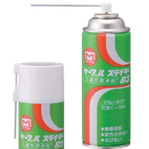 ●容量(ml):420。 。●電線管の防錆、電線被覆の保護にも役に立ちます。●塗布すると約4倍滑りやすくなります。●マーベルのケーブルスライダーをDCMでは販売しております。その他のオイル・注油工具も多数取扱っております。