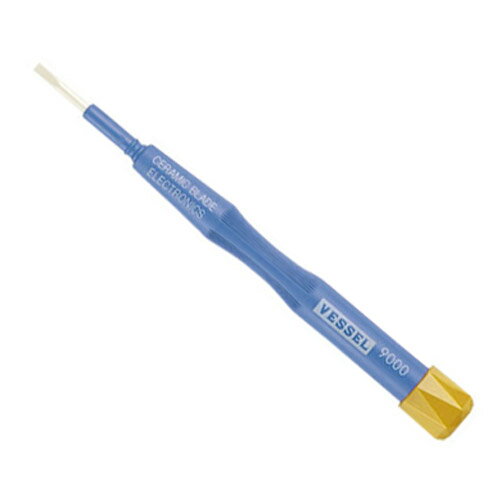 電子部品調整用、ジルコニアセラミックチップ。高周波領域で最適な無誘導、非磁性。 ●【用途】ねじ締め作業。【特徴・機能】高周波領域で最適な無誘導、非磁性。スムーズな調整作業がおこなえます。【材質他】刃先：ジルコニアセラミックチップ。 ●ベッセ...