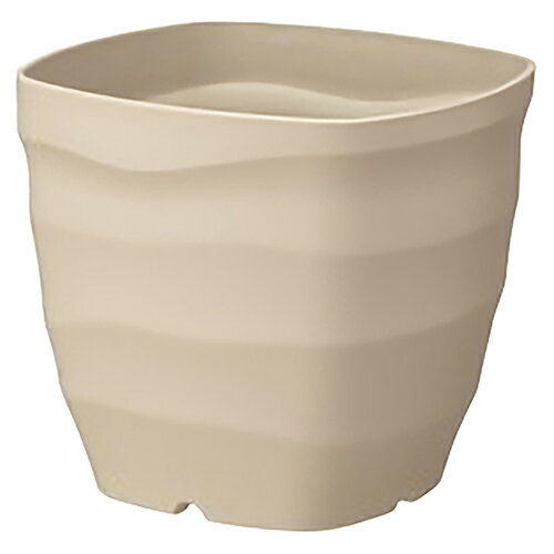 ●サイズ：240×240×高さ220mm。●色：アイボリー。●容量：7.0L。●24型。●材質：ポリプロピレン。 ●【用途】ガーデニング用プランター。【機能・特徴】飽きのこない高いデザイン性だけでなく通気性の良い鉢底など機能面も充分です。1...