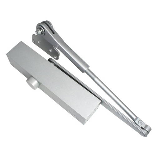 シャープなデザインと先進のメカニズムを備えたドアクローザー。 ●【用途】パラレル型のドアクローザ。 ●【機能・特長】取付ビスが見えない角形デザインです。バルブ調整で、四季の温度変化の影響を受けないオールシーズンタイプです。左右勝手兼用です。...