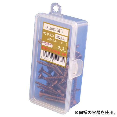 ダンドリビスの新発想！ ●集成材、無垢材、造作家具、家具、アイデア色々！ ●座掘りするときれいに仕上がります！ ●材質：鉄。 ●表面処理：ブロンズメッキ。 ●頭径：8.6mm。 ●全長：37mm。 ●ねじ長さ：24mm。 ●ねじ径：4.2m...