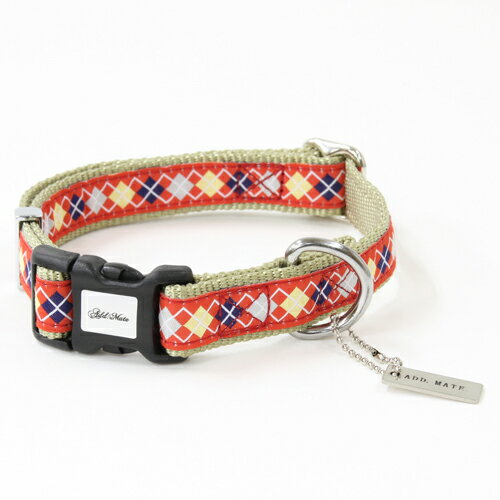 6色から好きなものを選べるアーガイル柄の首輪！ ●流行に左右されないアーガイル柄の犬具。 ●原産国：中華人民共和国。 ●アドメイトのアーガイルカラーをDCMでは販売しております。その他の犬用品・グッズも多数取扱っております。 ●ナイロン、ポ...