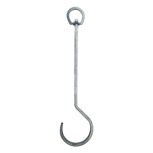 Retro(レトロ)な金物 ●フックの向きが自由自在な回転式のSカンです。 ●をDCMでは販売しております。その他のフック・装飾金物も多数取扱っております。 ●サイズ：H210mm。 ●材質：鉄。 ●仕上：塗装。 ●カラー：白。