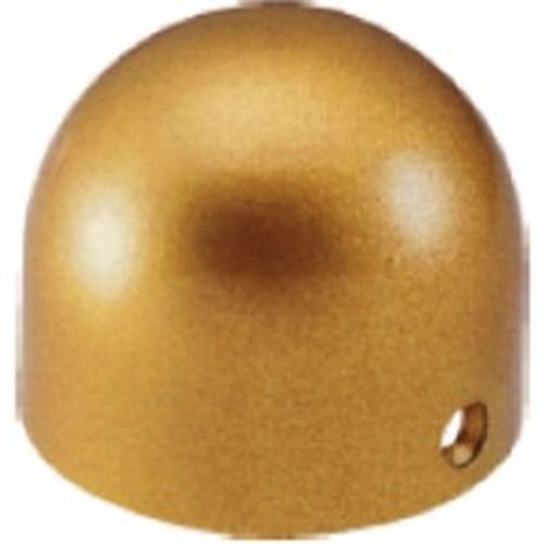 手すり用部品 ●手すり端部の化粧キャップとして使用します。 ●材質:亜鉛合金。 ●付属品:丸皿タッピングネジ3.0×16mm(2本)。 ●サイズ:高32mm。 ●対応丸棒サイズ:35mm。 ●カラー:ゴールド。 ●手すりを取り付ける以外には...