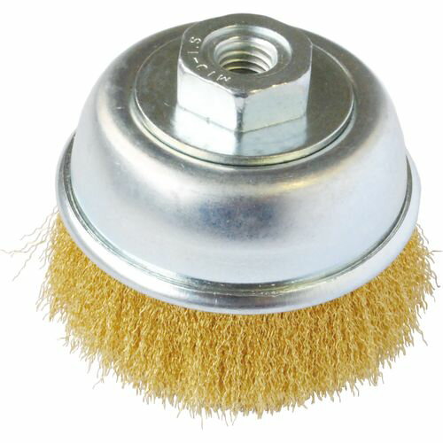 目詰まりに強くサビや汚れを一気に落とす ●サビ取り、塗装の剥離、バリ取りが可能。 ●YANASEの柳瀬　カップブラシをDCMでは販売しております。その他の先端工具（研削・研磨）も多数取扱っております。 ●サイズ75XM10mm。 ●材質真鍮...