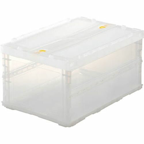 ●中が透けて見えるため、コンテナの中身が判別しやすく、保管・管理に最適です。●折りたたんだ時の高さを最大限まで追求、従来タイプに比べて最大35%低く、これにより輸送運賃・保管スペースを大幅に削減することができます。●組み立て時も、折りたたみ...
