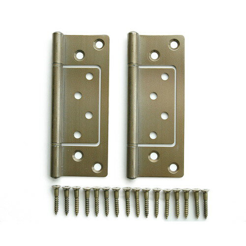 ●株式会社ハイロジックのP-741　ステン正面付蝶番　102mm　GB　2枚入をDCMでは販売しております。その他のフック・装飾金物も多数取扱っております。 ●株式会社ハイロジックのP-741　ステン正面付蝶番　102mm　GB　2枚入をD...