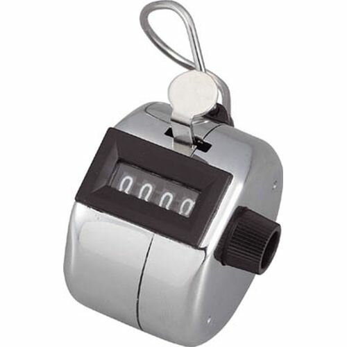 計数範囲:9999。縦(mm):50。横(mm):50。厚み(mm):40。取付穴径:-。本体材質:スチール(SPCC-SB)。タイプ:手持ち型。リセット方式:つまみ式。 お届け時間の指定は承れません。ご了承ください