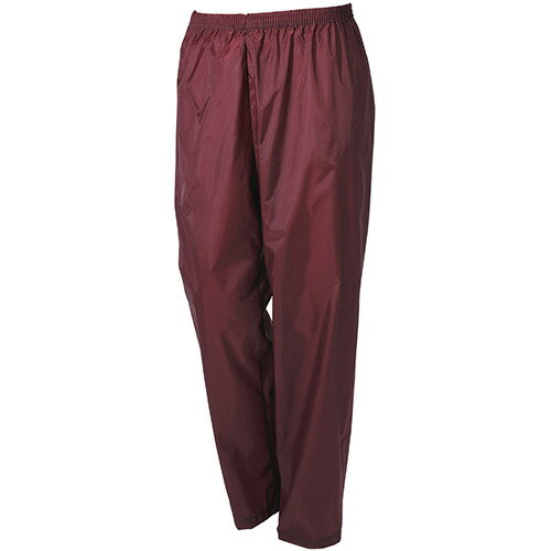 撥水加工で、風・汚れからガード。軽作業に最適なワーキングパンツ。 ●素材は汚れにくいポリエステル100%に撥水加工を施しました。 ●ポリエステル100%。 ●エンジ。 ●L。 ●防水ではありませんのでレインウェアとしてはご使用いただけません。