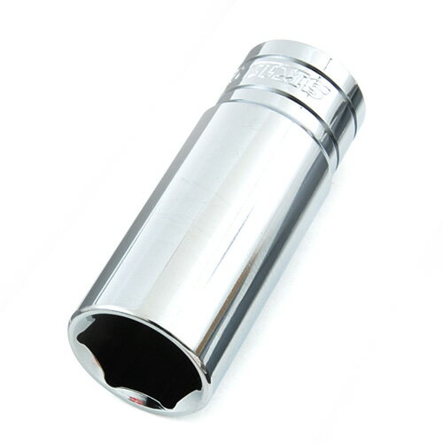 突き出たボルトのナットに最適！ディープタイプ！ ●【用途】六角ボルト・ナットの締め緩め作業。【機能・用途】 ●SK11のディープソケット 差込角:3/8インチをDCMでは販売しております。その他のレンチ・スパナも多数取扱っております。 ●差...