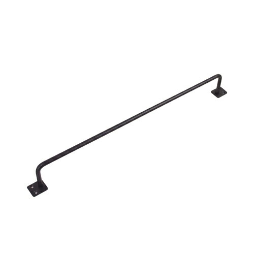 しっかりとした素材感の アイアンバー ●しっかりとした素材感のアイアンバー。 ●シンプルなデザインで、インテリアスタイルを選びません。 ●取付座の角度を自由に変えられ、様々な場所に取付可能。 ●取付座が回転可能。 ●用途に応じて取付位置を微...