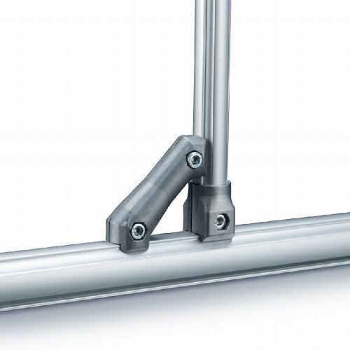 ●SフレームとNフレームの90度連結部の補強にご使用ください。 ●組立には六角棒レンチ4(ミリ)を使用。 ●重量/43g。 ●材質/アルミダイカスト、ボルト・ナット部:鉄。 ●製品に同梱の「使用上のご注意」を必ずご確認ください。