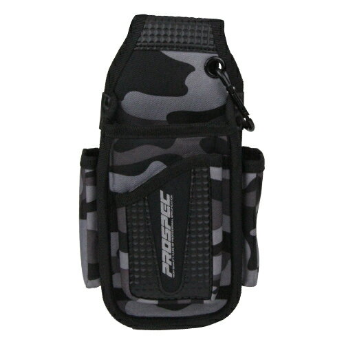 強度とデザイン性を重視したプロスペックシリーズです。 【用途】ツールの収納・携帯。【機能・特徴】厚さ5mmのソフトEVAフォームを使用しており、強度、型崩れなどを防ぎ耐久性を重視しています。ベルト通し部分は前面の摩耗しやすい箇所にはエンボス...