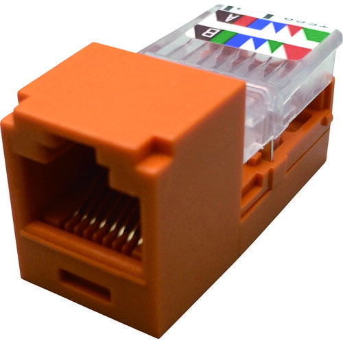 カテゴリ5Eモジュラージャック。 色:オレンジ。適合ケーブル:AWG22〜24の単線。 お届け日時の指定は承れません。ご了承願います。ご了承ください。製品本来の目的以外の用途には使用しないでください。破損の原因となる行為、乱暴な取扱はしない...