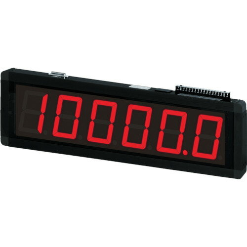文字高101.6mmの高輝度赤色LED採用で視認性が非常に高くなりました。 ●工場の生産ラインの進捗状況の確認に。 ●イベント入場者の表示に。 ●計数範囲:6桁。 ●縦(mm):195。 ●横(mm):626。 ●厚さ(mm):47。 ●配...