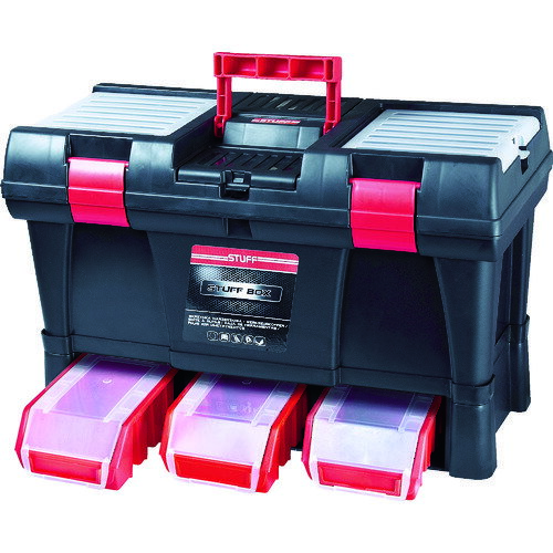 色:ブラック。外寸(mm)間口:525。外寸(mm)奥行:256。外寸(mm)高さ:325。有効内寸(mm)間口:466。有効内寸(mm)奥行:185。有効内寸(mm)高さ:200。南京錠(別売):取付可(φ6mm)。容積(L):41.4。...