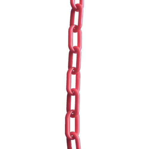 短尺タイプのプラスチックチェーンです。別売のチェーンジョイントを用いることで延長も可能です。 色：レッド。径(mm)：6。長さ(m)：6。 使用用途を守ってご使用ください。日時指定はお受けできません。