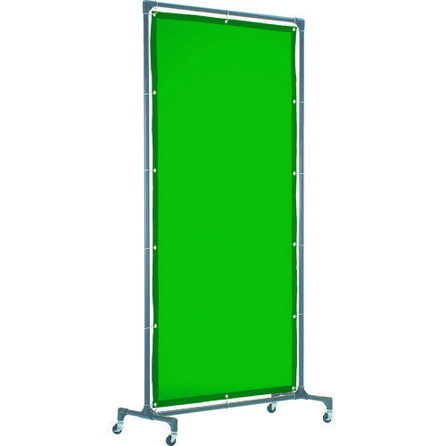 色:深緑。枠内寸法(横×高さ)(mm):1000×2000。足形状:キャスター式。キャスター径:φ50mm。 お届けの日時指定は承れません。ご了承ください。レーザー光線の遮光用途には使用できません。