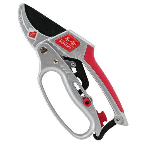 ラチェット機能の有無を切り替えられる、切替式のラチェット剪定鋏です。 ●【用途】生木の剪定、整枝作業。 ●【機能・特長】ワンタッチでラチェット機能のオンのオフが切替られます。太い枝の切断、細い枝の連続切断等、シーンに合わせて使い分けが可能で...