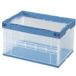 色:透明/ブルー。容量(L):50。最大積載荷重(kg):20。折りたたみ高さ(mm):81。適用カード差し(別売):OCK-110。外形寸法(mm)間口:530。外形寸法(mm)奥行:366。外形寸法(mm)高さ:320。有効内寸(mm)...