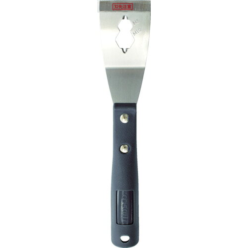 サビ落とし。 形状:平型・曲がり。刃長(mm):100。刃幅(mm):50。全長(mm):248。刃厚(mm):1.8。 お届け日付、時間の指定は承れません。ご了承ください。製品本来の目的以外の用途には使用しないでください。破損の原因となる...