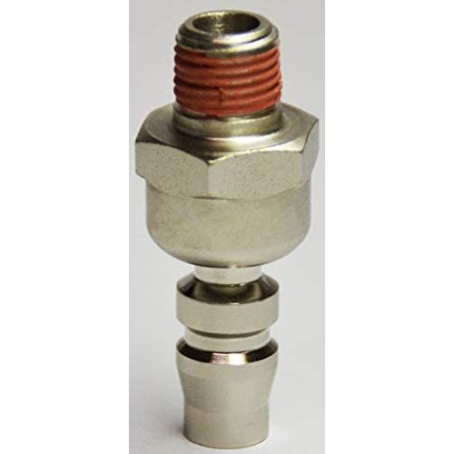 機器類のホース接続用首振りプラグ。 ●ホースのねじれ防止、作業効率Up、ホースの疲労軽減の効果。 ●最大締め付けトルク:14N.m。 ●最高使用圧力:1.0MPa。 ●常時使用圧力:1.5Mpa。 ●回転角度:360°。 ●材質:鉄(ニッケ...