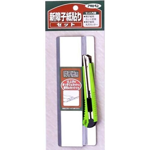 まっすぐに、きれいに仕上げカットができる、定規とカッターの便利なセットです。アサヒペンの新障子貼りセットをDCMでは販売しております。その他のインテリア用品も多数取扱っております。 セット内容：障子紙用カット定規、丸刃カッター。 表示以外の...
