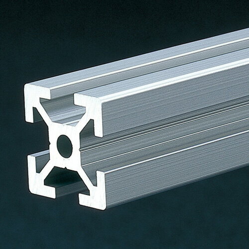 ●T溝を使った、ボルト・ナットによる締結で幅広く使える汎用アルミフレームです。 ●ボルト・ナットと各種ブラケットによる摩擦締結を採用しています。 ●外径/20×20mm。 ●長さ/1200mm。 ●重量/588g。 ●材質/アルミ押出材・ア...