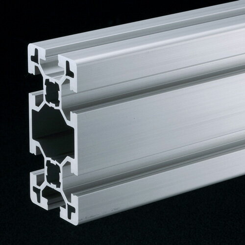 ●T溝を使った、ボルト・ナットによる締結で幅広く使える汎用アルミフレームです。 ●ボルト・ナットと各種ブラケットによる摩擦締結を採用しています。 ●外径/40×80mm。 ●長さ/100mm。 ●重量/280g。 ●材質/アルミ押出材・アル...