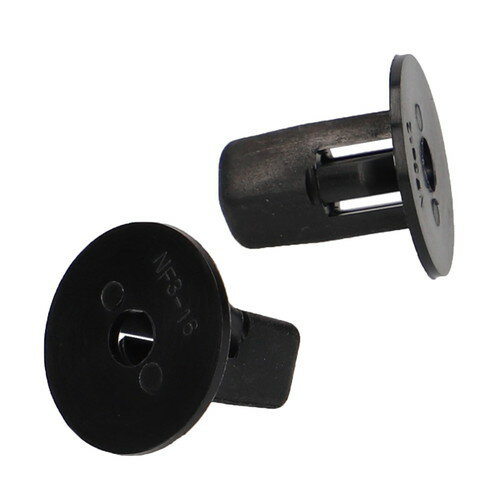 タイヤハウス、リアバンパー、マッドガードのグロメット交換に ●適合穴径:8.5x5.5mm。 ●適合板厚:1.0?2.5mm。 ●対応ビス:6.0mm。 ●適合メーカー:トヨタ・ダイハツ。 ●適合純正品番:90189-06013(トヨタ)、...