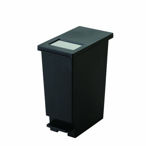 蓋がプッシュとペダルの2種類で開けられる ●シンプル・スリムデザインでお部屋になじむ。 ●本体サイズ(約):幅26.5×奥行45.5×高さ55.5cm。 ●ご使用上の注意をご使用前に必ずお読みください。