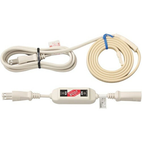 外気温に応じて通電時間を抑制することで大幅な節電を実現します。サーモスタッドが取り外せるので発熱部の断線チェックが容易に行えます。 発熱体長:3.5m。消費電力:42W。電源コード長:1.3m。AC100V用。 【キャンセル・返品不可】ご注...