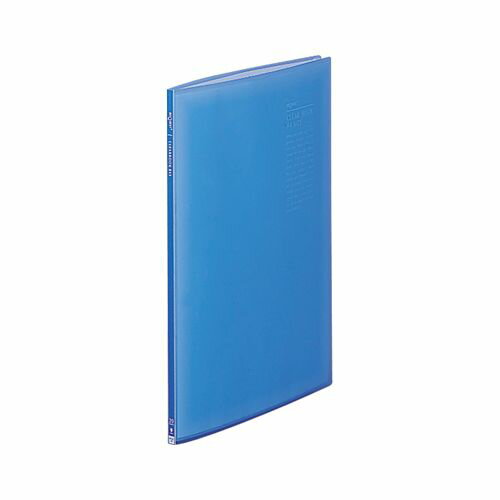 賞状も収納可能な少し大き目サイズ。 ●きれいな透明カラー表紙のトップインタイプ・クリヤーブックです。 ●背幅がスリムなのでカバンに入れてもかさばりません。 ●リヒトラブの透明クリヤーブック　B4L縦　20ポケット　ブルーをDCMでは販売して...