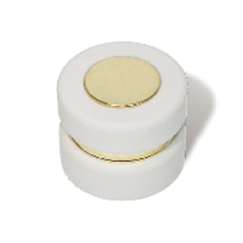 建具や床材と色合わせしやすい豊富なカラーラインナップ。 ●内装デザインを損なわないコンパクトデザイン。 ●壁付けして引き戸用にも使えます。 ●【材質】本体:スチール・POM、ゴム:エラストマー。 ●本体色:金色(真鍮メッキ)。 ●付属部品:...