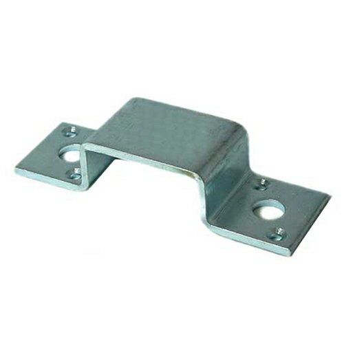 角素材の取付固定に便利な金具です。 ●【用途】補強・ジョイント金具。【機能・特徴】ボルト穴とビス穴付きです。 ●仕上:ユニクロメッキ。【材質】鉄。 ●ハイロジックの角バンド合せをDCMでは販売しております。その他のフック・装飾金物も多数取扱...