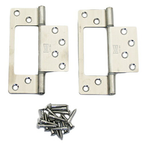 家具・建具の組立・補修等に最適な蝶番です。 ●【用途】家具・建具の開き扉用丁番。【機能・特徴】枠、扉への掘り込み不要の為取り付けが簡単です。 ●ハイロジックのフラッシュ蝶番をDCMでは販売しております。その他のポスト・錠・建具も多数取扱って...