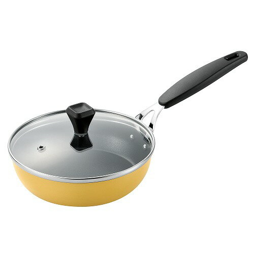 シンプルなデザインでそのまま食卓でもおしゃれに使えます。少人数の料理やお弁当のおかず作りなどにも便利です。大きなフライパンに比べて短時間でも全体に熱が広がります。鉄製ですが重量約700g(蓋含め)なので、扱いやすく重宝します。ガラス蓋なので...