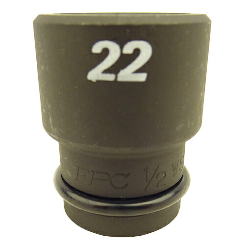 インパクトレンチに取り付けて使用するショートタイプのソケットです。 ●【用途】ナット・ボルト等の締めつけ、緩め作業。 ●【機能・特長】ピンロック式で、ピンとOリングで保持します。 ●対辺寸法:22mm(7/8inch)。 ●全長:43mm。...