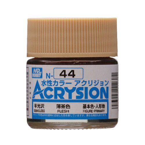 新世代のエマルジョン系水性塗料 ●アクリジョンは乾燥時間の遅さや塗膜の弱さ、有機溶剤による臭いの問題を解決し、安全と塗装環境の改善を目指した、新世代のエマルジョン系水性塗料です。 ●塗装後の筆やエアブラシなどの道具は、乾燥前であれば水で洗浄...