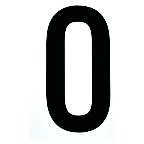 カッティングシートで作成した数字の切文字シールです。和紙転写シート付で施工がしやすいです。貼付面をそうじ後、台紙を剥がし転写シートに残った切文字を貼付して下さい。スキージ(品番AISQGE1)を使うとよりきれいに貼付できます。 色：黒文字。...