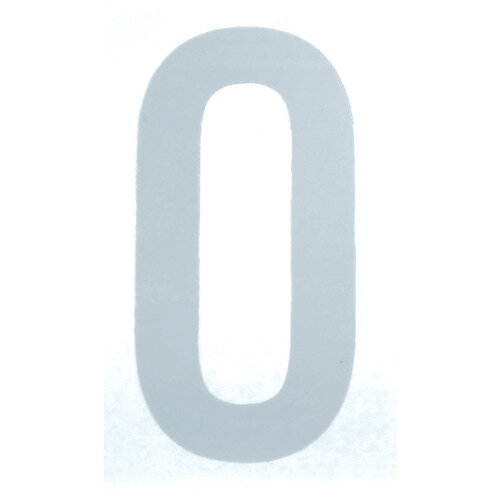 カッティングシートで作成した数字の切文字シールです。和紙転写シート付で施工がしやすいです。貼付面をそうじ後、台紙を剥がし転写シートに残った切文字を貼付して下さい。スキージ(品番AISQGE1)を使うとよりきれいに貼付できます。 色：白文字。...