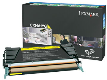 メーカー名 LEXMARK（レックスマーク） 製品名 イエローリターンプログラムトナーカートリッジ 型番 C734A1YG 対応機種 A4カラーレーザープリンタ　C734/C736 A4カラー複合機　X734/X736 対応枚数 6,000...