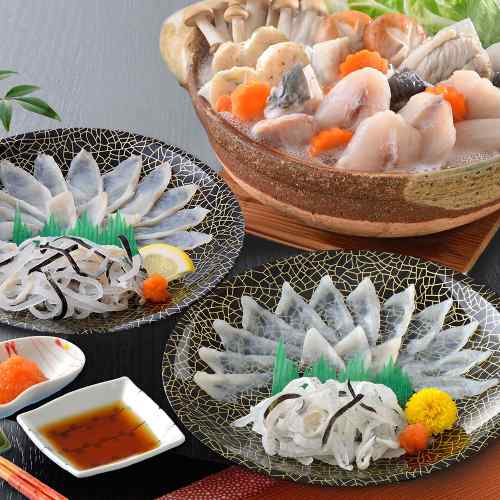 ★☆ 下関ふぐの伝統と技が織りなす極上の味わい ☆★関とら本店が贈る、贅沢な「ふく」三昧をご自宅で！◎ 商品の魅力 ◎本場・下関の熟練調理師が一枚一枚丹念に盛り付けた逸品。◆ とらふぐ刺身身が固く締まり、噛むほどに広がる絶妙な歯ごたえと旨み...