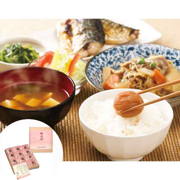 紀州の誉れを、大切な方への贈り物に特選 紀州南高梅 / 梅満開 うす塩味本場・和歌山県産の最高級紀州南高梅の中から、特に大粒で美しいものを厳選いたしました。一粒ずつ丁寧に和紙袋で個包装し、格調高い桐箱に収めた至高の逸品です。塩分は約6%と控...