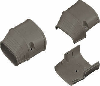 因幡電工　端末カバー　茶　ブラウン　SDシリーズ　SEN-100-B 2