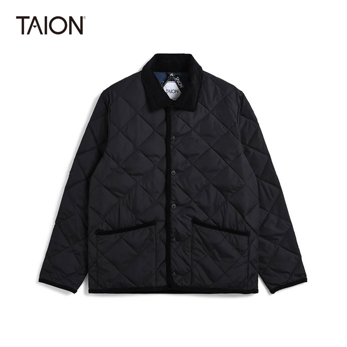 メーカー希望小売価格はメーカーサイトに基づいて掲載していますTAION/タイオン “PIPING COLLARED”DOWN CARDIGAN/シティ パイピングカラー ダウンカーディガン 109CI 　 SIZE (平置き：約) M 着丈...