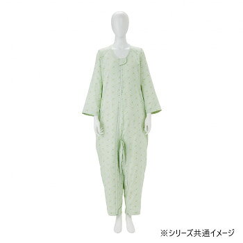 首元のファスナーの金具を保護するあまぶたを、スナップボタンで留める新デザイン。カテーテルを付けたままでも介護のしやすい両開きファスナータイプです。つなぎタイプなので、はだけず着心地が良い♪背面に縫い目や継ぎ目がないデザインで、肌への刺激を軽...