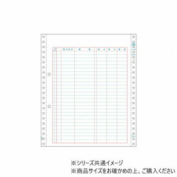 ドットインパクトプリンタ用帳票(連続フォーム)です。サイズ236×279mm、ミシン目切り離し後のサイズ:211×279mm個装サイズ：30.3×5.7×27.4cm重量個装重量：274g仕様入数:500シート複写枚数:単式対応プリンタ:ド...