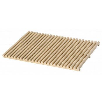 パンなどの陳列に便利なすのこ。食洗機にも対応しているので、いつも清潔に保つことができます。ストライプタイプ。サイズW60×D40×H3cm個装サイズ：60.0×40.0×3.0cm重量個装重量：1000g素材・材質PP仕様食洗機対応耐熱温度...